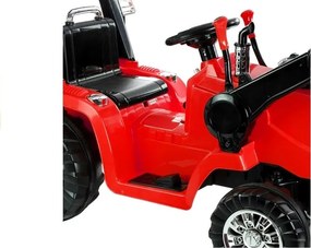 LEAN CARS Elektrický traktor na baterie ZP1005 pro děti červený