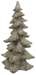 Hnědá dekorace vánoční stromek Christmas Tree - 19*18*36 cm