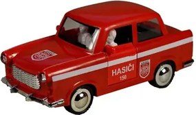 MaDe 98529 - Auto retro požární na setrvačník 6 x 17 x 8 cm