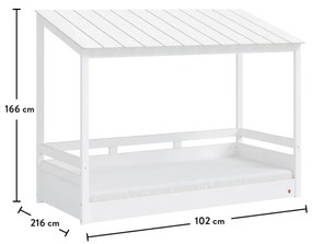 Čilek Dětská postel domečková 90x200 cm Montes White