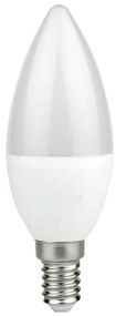 LED žárovka E14 studená 6500k 7w 600 lm svíčka