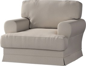 Potah na křeslo IKEA Ekeskog barva šedá látka pletený vzor