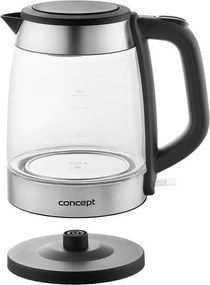 Rychlovarná konvice skleněná SILVER 1,7 l