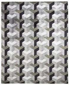 DESIGNERCARPETS designové koberce Verner Panton Vp Ypsilon Grey (hedvábí)
