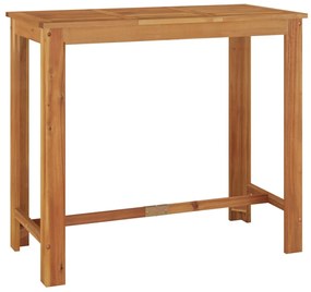 vidaXL Zahradní barový stůl 120 x 60 x 105 cm masivní akáciové dřevo