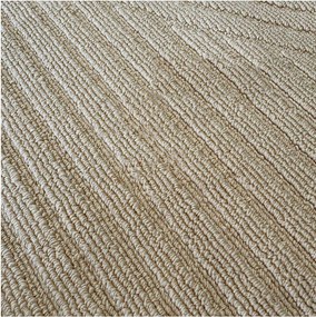 TZ Béžový obdélníkový geometrický koberec Strado Polo Path Camel se vzorem pruhů Rozměr: 160x230 cm
