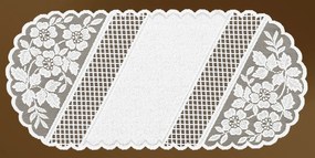 Žakárový ubrus - běhoun ZITA různé rozměry bílá MyBestHome Rozměr: 110x50 cm