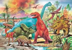 EDUCA Puzzle Dinosauři / 100 dílků / 40 x 28 cm