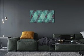 Obrazy na plátně Geometrický vzor diamantů 125x50 cm