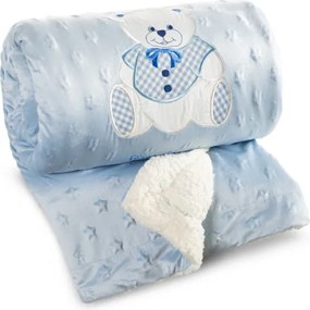 Dětská deka Pierre Cardin BABY 4 modrá / krémová