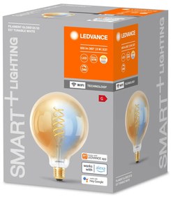 LEDVANCE SMART+ WiFi E27 8W LED G125 zlatá 822-850