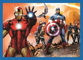 Trefl - Puzzle - Stateční Avengers 4v1 / 35|48|54|70 / 28.5 x 20x5 cm