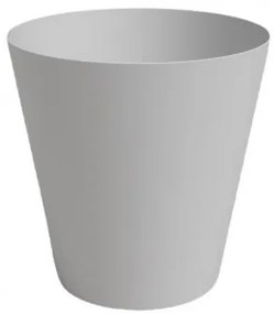 Plastový obal na květináč PORTO, průměr 14.3 cm, světle šedý