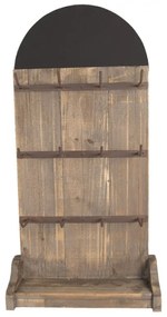 Dřevěný retro stojan na klíče/šperky – 38x24x79 cm