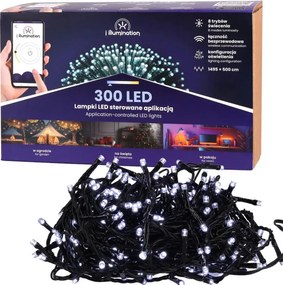 Venkovní LED světélka SMART 300 LED studená bílá