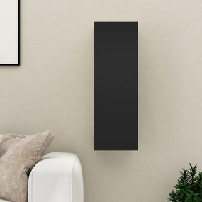 vidaXL TV stolek 30,5x30x90 cm kompozitní dřevo [815747] Barva: Černá