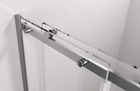 Polysan, THRON LINE ROUND sprchové dveře 1000 mm, kulaté pojezdy, čiré sklo, TL5010-5005