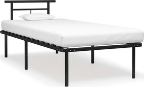 vidaXL Rám postele kovový 90 x 200 cm [324821] Barva: Černá