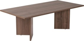 Tmavě hnědý konferenční stolek v dekoru ořechu 60x119 cm Sabin – Kalune Design