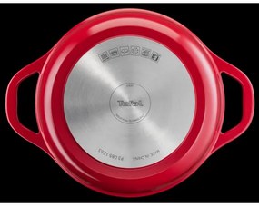 Tefal - Kastrol s poklicí 24 cm AIR červená