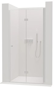 Cerano Volpe, skládací sprchové dveře 70x190 cm, 6mm čiré sklo, chromový profil, CER-CER-423294