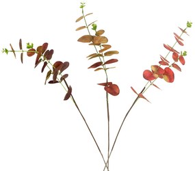 Eukalyptus KUM3279, mix 3 podzimních barev, květina umělá Min.množ.