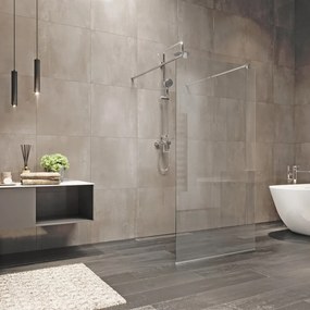 Mereo Mereo, Sprchová stěna WALK IN, Novea, chrom ALU, sklo Čiré, CK10602H