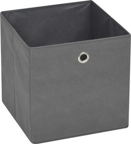 Úložné boxy 10 ks netkaná textilie 32 x 32 x 32 cm šedé 245748