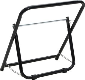 Stojan na hadici 48 cm 45 kg černá ocel s práškovým nástřikem 156041