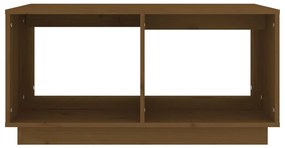 Konferenční stolek medově hnědý 80x50x40 cm masivní borovice - Default Title
