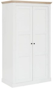 Danish style Šatní skříň Biden, 180 cm, bílá