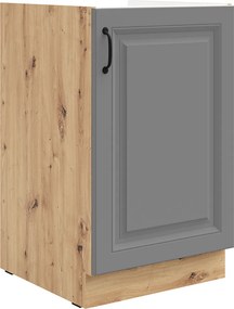 STILO ad | dolní skříňka 50 ZL 1F dřezová | 50 cm | UNI dvířka | artisan/šedá