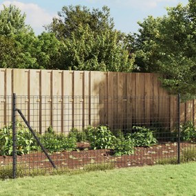 vidaXL Drátěný plot antracitový 1,1 x 25 m pozinkovaná ocel
