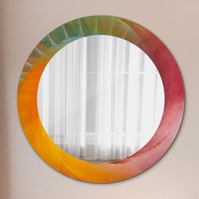 Kulaté dekorativní zrcadlo Hypnotická spirála fi 60 cm