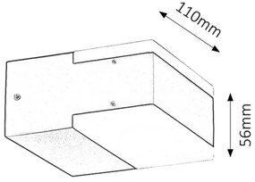 Rabalux 8060 - LED Venkovní nástěnné svítidlo BONA 2xLED/4,5W IP54