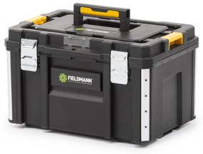 Fieldmann FDN 4172 Úložný box střednívelkáčást Plastový box na nářadí, Modulový design, Odolný proti nárazu, Odolný proti vodě a prachu, Kovový