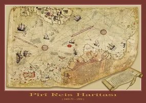 ART PUZZLE 4308 Puzzle Mapa kapitána Reise / 1000 dílků / od 15 let
