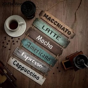 Dekorace na zeď NoBi NB-RL1600492, znak mocca bar