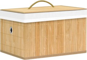 Bambusové úložné boxy 4 ks 320765
