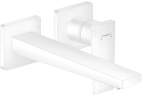 Hansgrohe Metropol, umyvadlová baterie pod omítku 225 mm, 2-otvorová instalace, bílá matná, 32526700