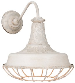 Nástěnná bílá vintage lampa - 35*46*39 cm