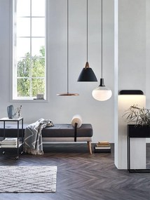 NOR 84091003 Venkovní nástěnné svítidlo Front 36 1x13,9W LED černá opál - NORDLUX