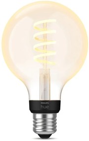 Led žárovka philips hue white ambiance 7w 550 filament g93 e27