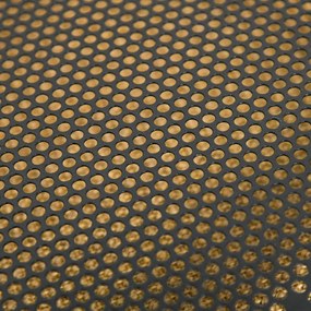 HOMCOM Odkládací stolek tvaru C Servírovací vozík Odkládací stolek dřevo kov černý ořech 51x36x65 cm do obývacího pokoje a kuchyně | Aosom.de