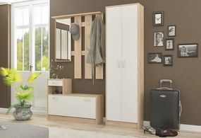 Casarredo - Komfort nábytek Předsíňová stěna ORION dub sonoma/bílá