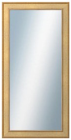 DANTIK - Zarámované zrcadlo - rozměr s rámem cca 60x120 cm z lišty TOOTH zlatá (2778)