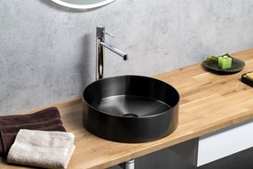 Sapho Sapho, SOLARIS sprchový sloup s termostatickou baterií, chrom/černá, WD139CB