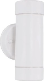 NV 9010621 Venkovní nástěnné svítidlo LIMBIO bílý akryl skleněný difuzor GU10 2x7W bez žárovky IP44 světlo nahoru a dolů - NOVA LUCE