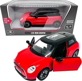 SPARKYS Model auta Mini Cooper červená / 1:28 / Otevírací dveře / Zvuk