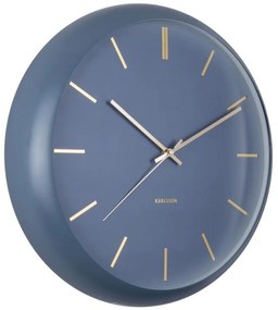 OnaDnes -20% Time for home Modro-zlaté nástěnné hodiny Belene Ø 40 cm